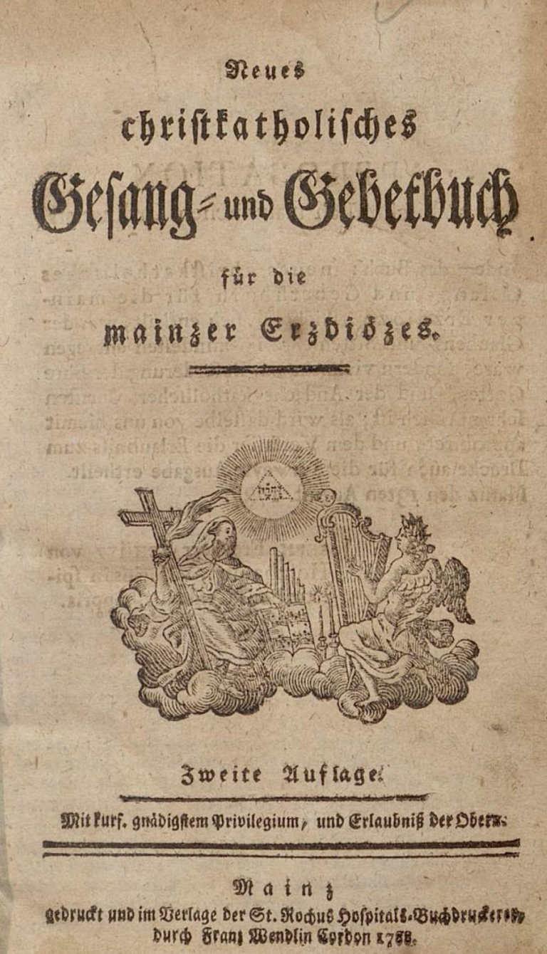 Der Mainzer Gesangbuchstreit um 1787 | Arbeitsgemeinschaft für ...